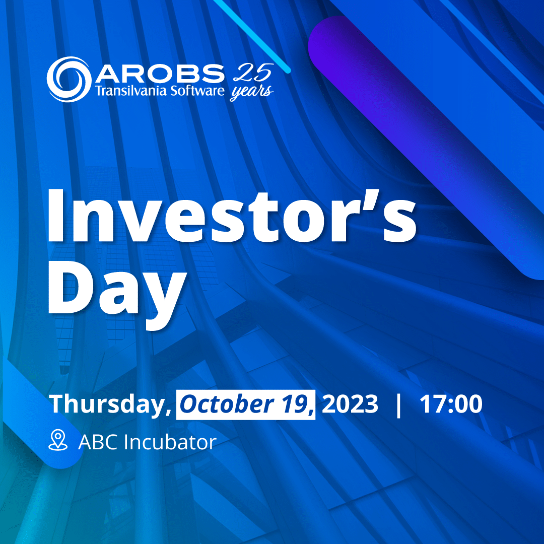 AROBS Investor’s Day - AROBS Transilvania Software development